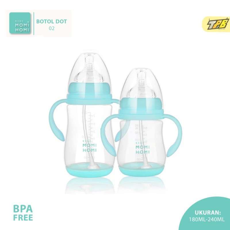 Jual Momihomi Botol Dot Susu Bayi Slim Wideneck 180 Ml Ppsu Tahan Panas di Seller D GLAMOUR ...