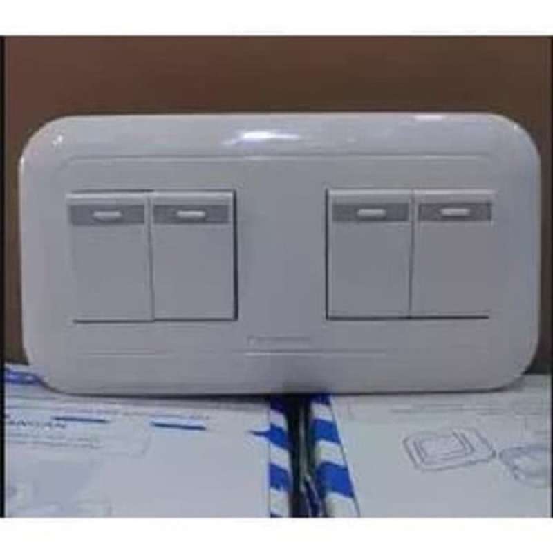 Jual Saklar Lampu 4 Tombol Original Murah - Harga Diskon Februari 2024 ...