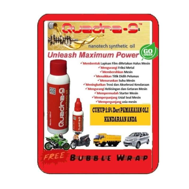 Jual Quadra-9 oil synthetic nano energizer nano Memperbaiki, Merawat ...