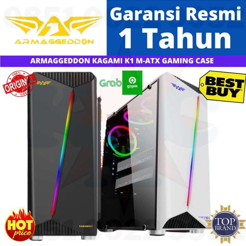 Promo Casing Gaming Armaggeddon KAGAMI K1 Micro ATX Diskon 17% di ...