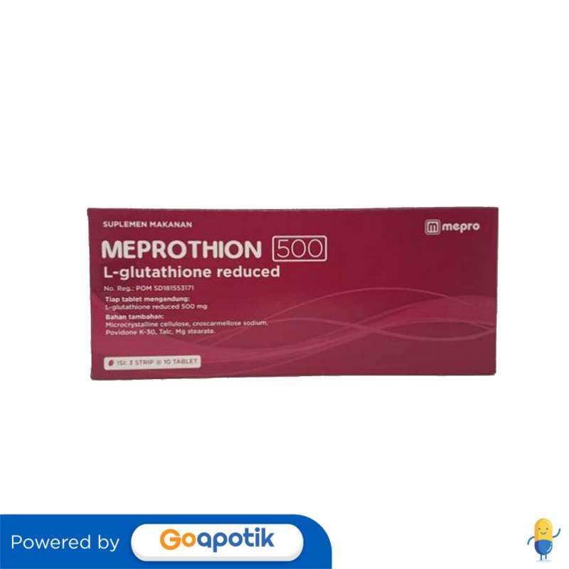 Jual MEPROTHION 500 MG BOX 30 TABLET di Seller Apotek Sehat Kota Batu ...
