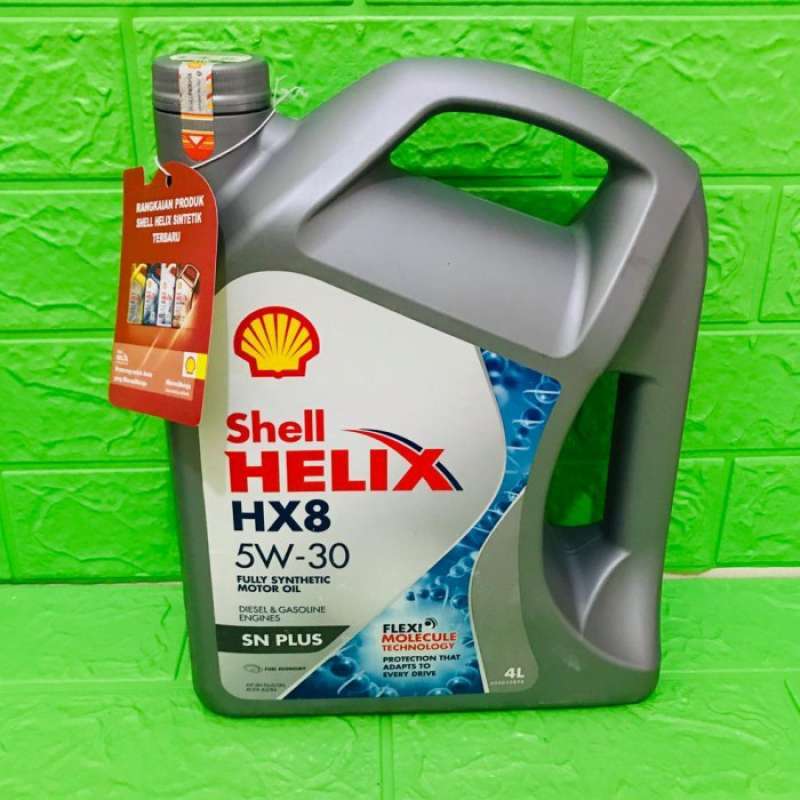 Jual Oli mesin Shell helix HX8 5W-30 galon 4liter di Seller Huma Auto ...