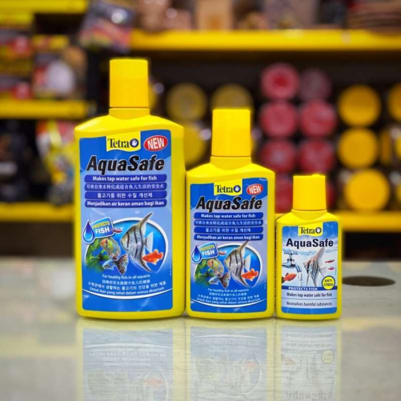 Promo Tetra Aquasafe 250 Ml Aqua Safe Aquarium Kolam Penetral Air Penjernih Diskon 23% di Seller ...