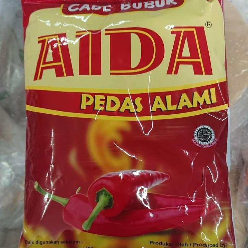 Jual Aida Cabai Bubuk 500 Gr Termurah - Harga Grosir Terupdate Hari Ini ...