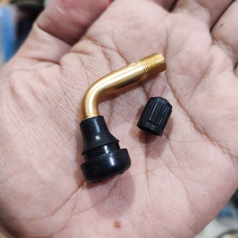 Jual PVR50 Pentil Ban Tubeless Karet Model Bengkok Untuk Sepeda Listrik Tubles / Tubless di ...