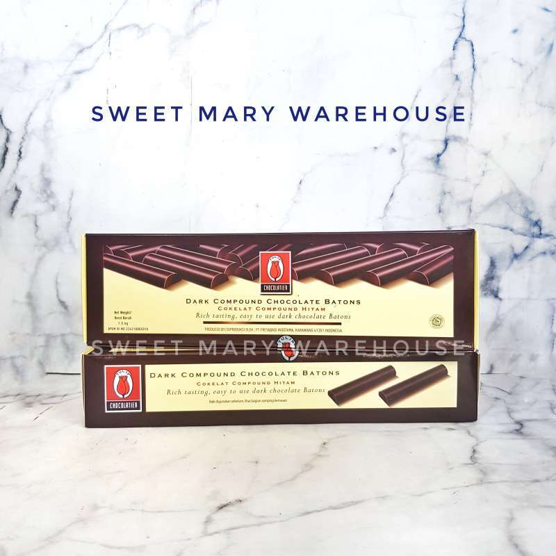 Jual Chocolate Sticks Batons Tulip Compound Sticks Stik Coklat 1.5kg ...