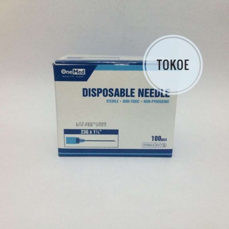 Jual Jarum Needle onemed 23 G per box di Seller Tokoe16 - Plamongansari ...
