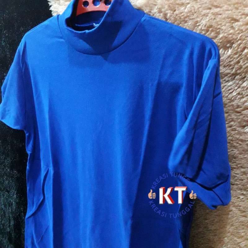 Promo Kaos Polos Biru Benhur Leher Tinggi/Kaos Dalam Kerah Tinggi Polos ... Promo Kaos Polos Biru Benhur Leher Tinggi/Kaos Dalam Kerah Tinggi Polos ...