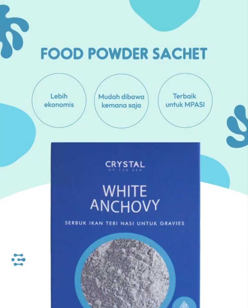 Promo Crystal of the Sea - (1 Box of 10 Sachets 4gr) White Anchovy ...