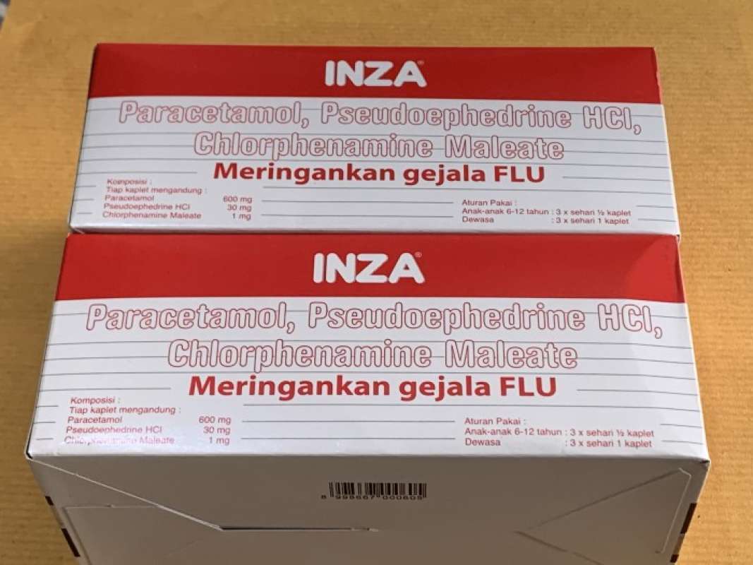 Promo Inza 1 Box Isi 25 Strip @ 4 Kaplet Diskon 17% di Seller Zea ...