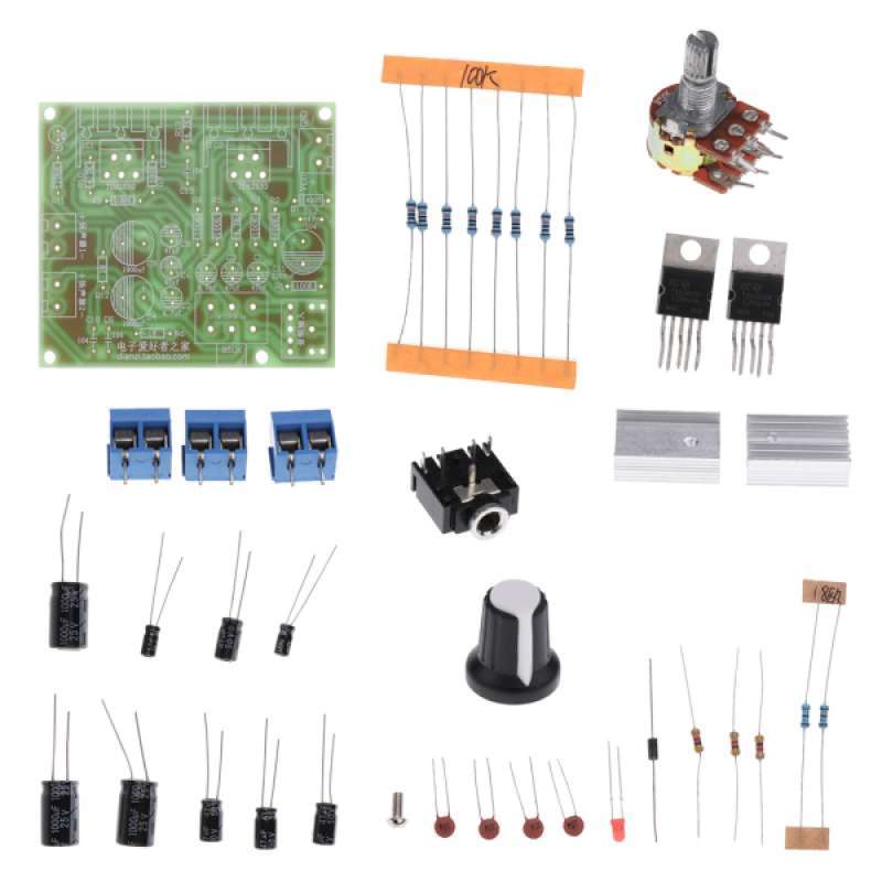 Promo Power Amplifier Module 12V DIY Kit 2.0 Dual-Channel Board ...