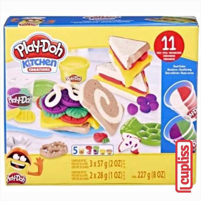 Jual Play Doh Snacks and Sandwiches hasbro F5746 playdoh di Seller ...