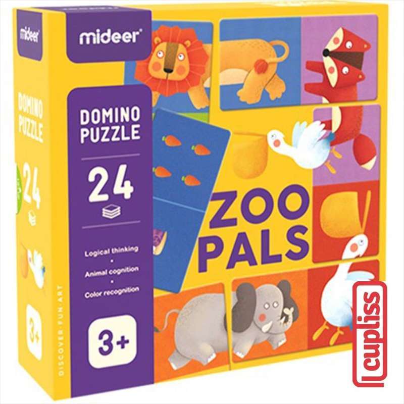 Jual Domino Puzzle Zoo Pals Mideer Mainan Edukasi Anak di Seller ...