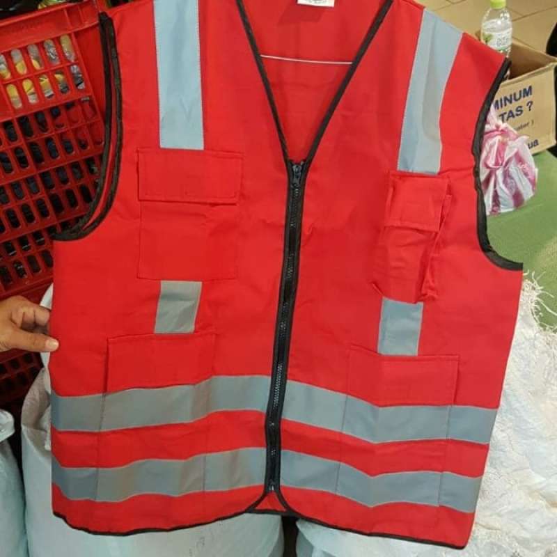 Promo Rompi Safety Kain 4 Kantong Diskon 23% di Seller SENTRA ...