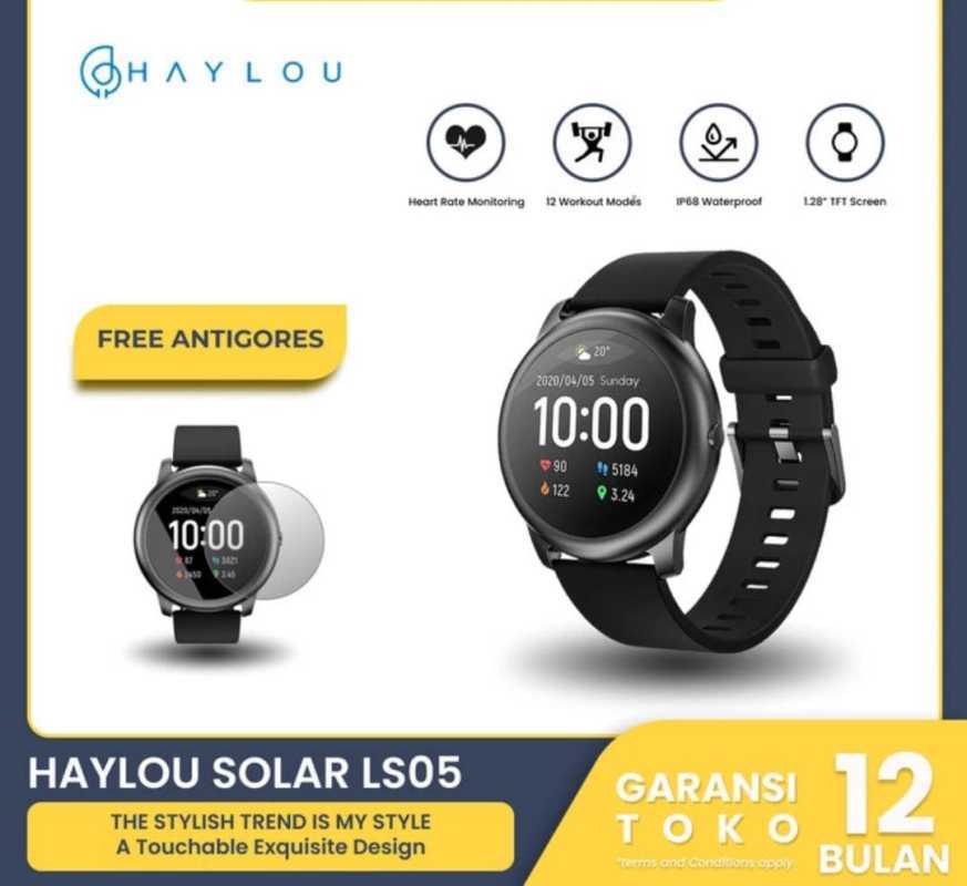 Jual Haylou Solar LS05 Smartwatch Heart Rate di Seller MillionOne - Sunter Agung, Kota Jakarta ...