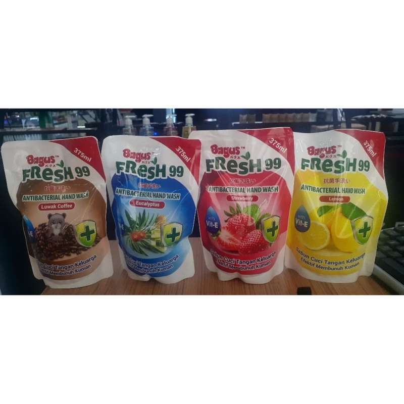 Jual Bagus Fresh Hand Wash Refill 375ml Di Seller Laris Mart ...