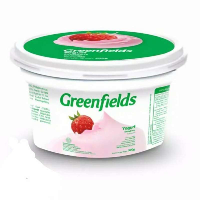 Jual Yogurt Greenfields 500 gram STRAWBERRY di Seller IBAZA fruitsBOX ...