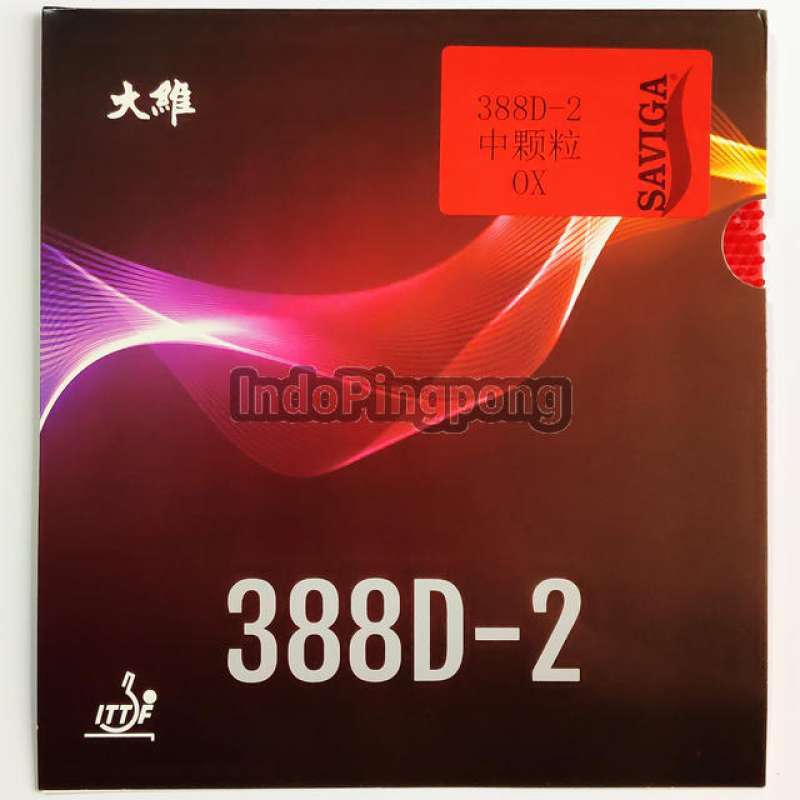 Jual Dawei Saviga 388 D-2 OX - Long Pips Bintik Bertahan Panjang 388D ...