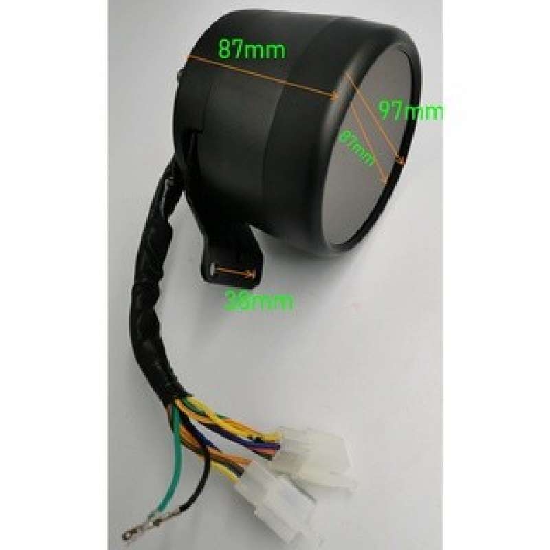 Jual Speedometer Digital Retro Custom Cyclone Harley Davidson Yamaha ...