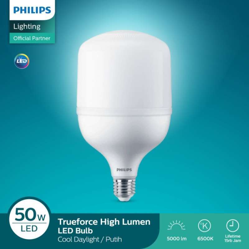 Promo Philips Lampu Led Tforce Core 50W 6500K E40 Cool Day Light Putih ...