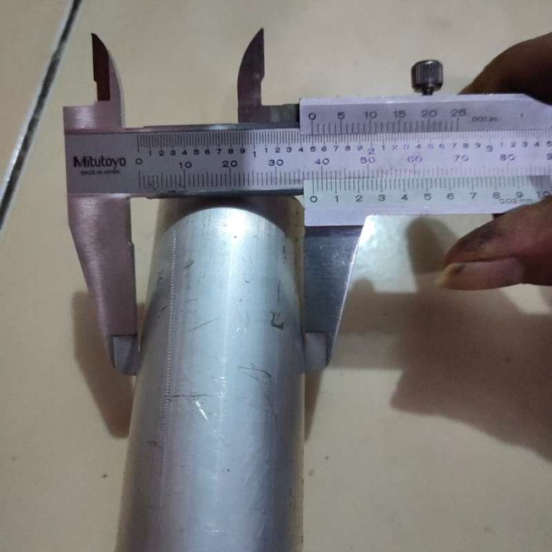 Promo Pipa Dural Alumunium Od 38Mm Id 28Mm Panjang 1Mtr Atau 100Cm ...