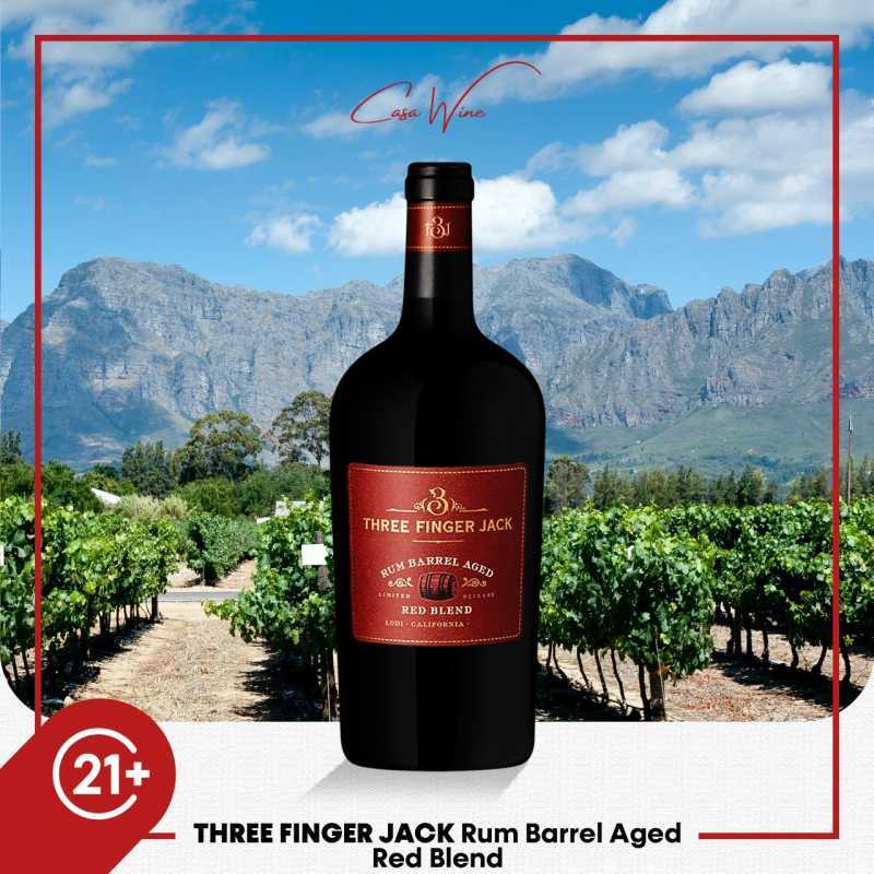 Promo Three Finger Jack Rum Barel Aged Red Blend 750ml Diskon 7% di ...