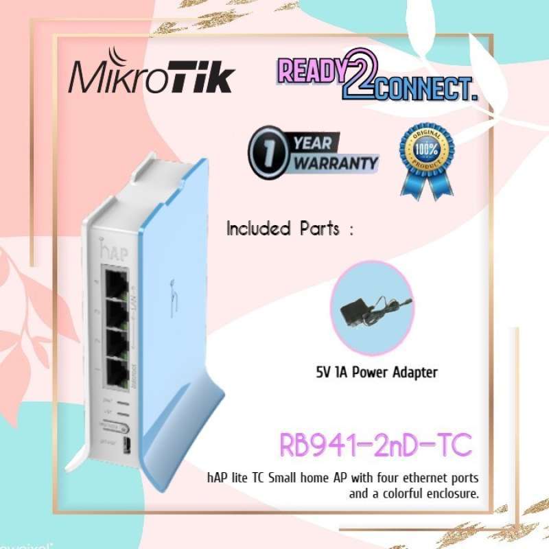 Promo MIKROTIK RB941-2ND-TC hAP-Lite2 Diskon 23% di Seller Moni Store ...