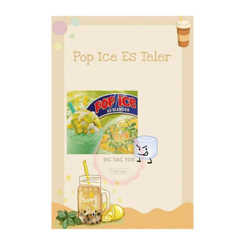 Jual Pop Ice Es Teler (10 pcs) di Seller Lancar Jaya Tobaku Madiun ...