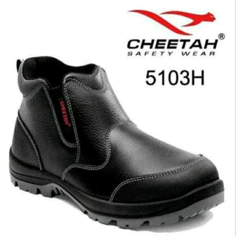 Jual SEPATU SAFETY CHEETAH 5103H 100% ORIGINAL Kulit Asli Dan Ujung ...