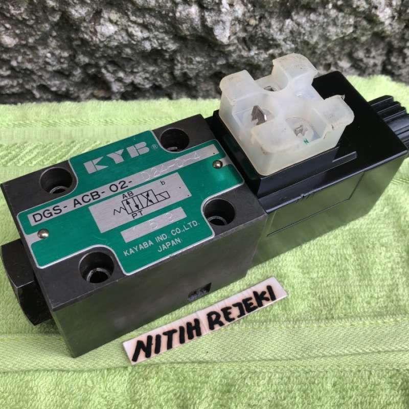 Jual Solenoid Hydraulic Valve Kyb Dgs-acb-02-d24-d-4 24vdc Japan Di ...