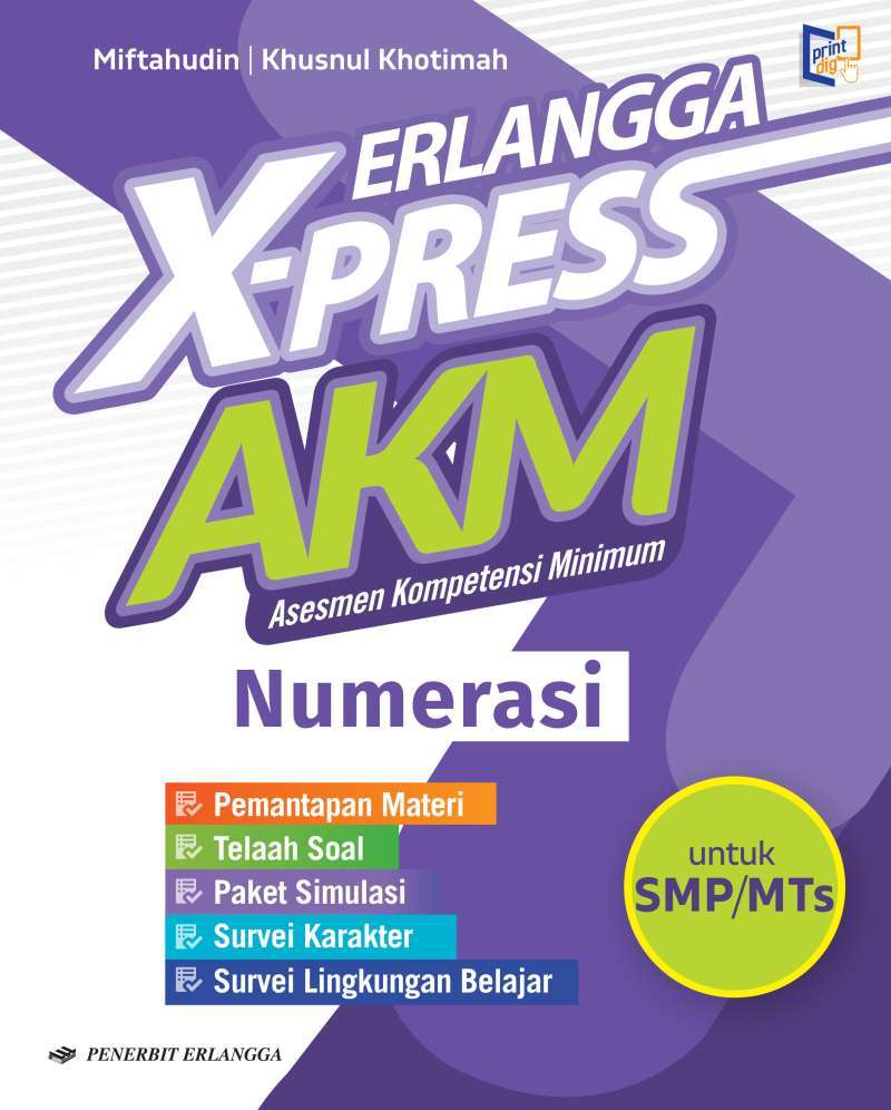 Jual ERLANGGA X-PRESS AKM SMP/MTS NUMERASI di Seller Penerbit Erlangga ...
