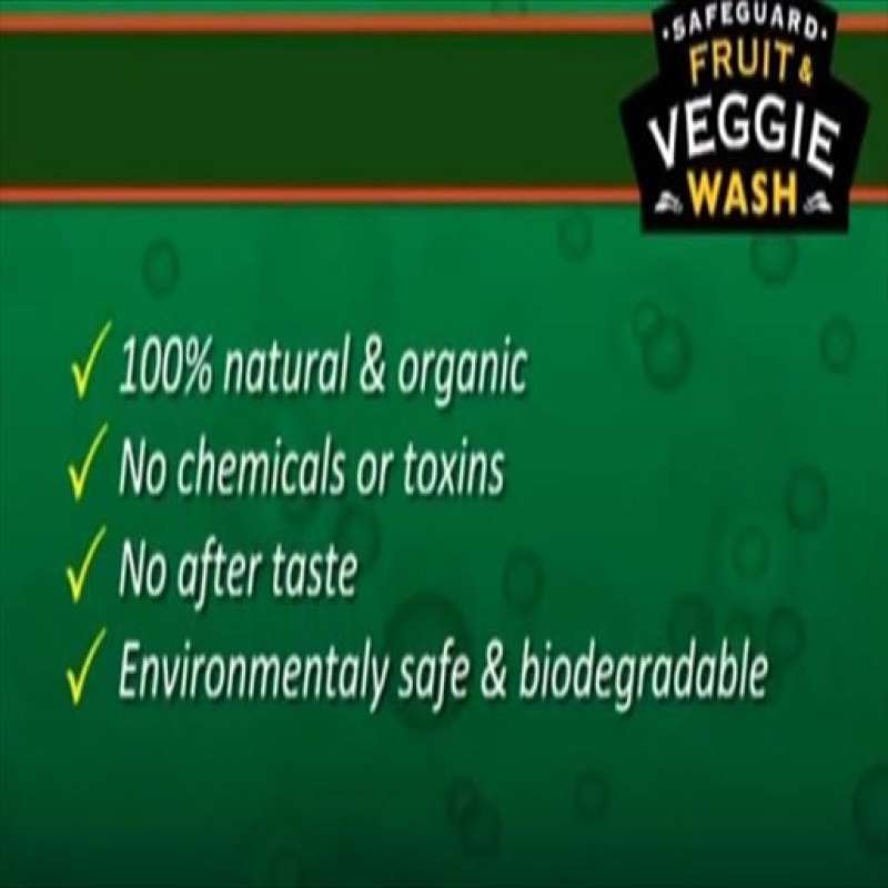 Promo Safeguard Organic Fruit & Veggie Wash 350ml Penghilang Pestisida ...