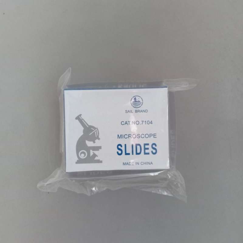 Promo Sail Brand Object Glass Double Concave Isi 50 7104 Kaca Preparat ...