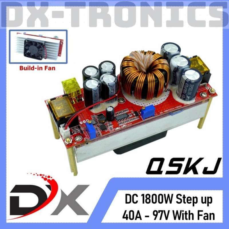 Promo High Power Dc-Dc Step Up Boost Module Stepup Converter 1800W 40A ...