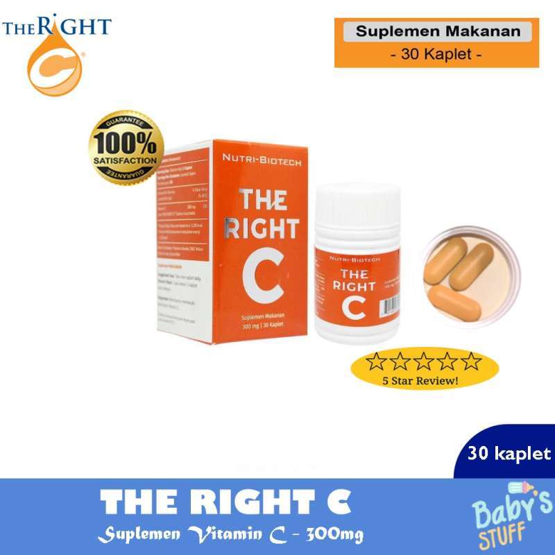 Jual THE RIGHT-C 300MG Vitamin C 30 Tablets di Seller BabyS Stuff ...