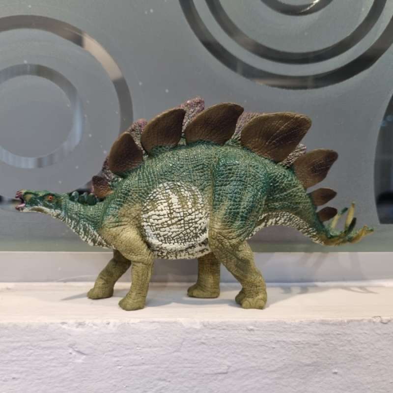 Jual Figure Dinosaurus Stegosaurus Model Hard Rubber Model Figur di ...