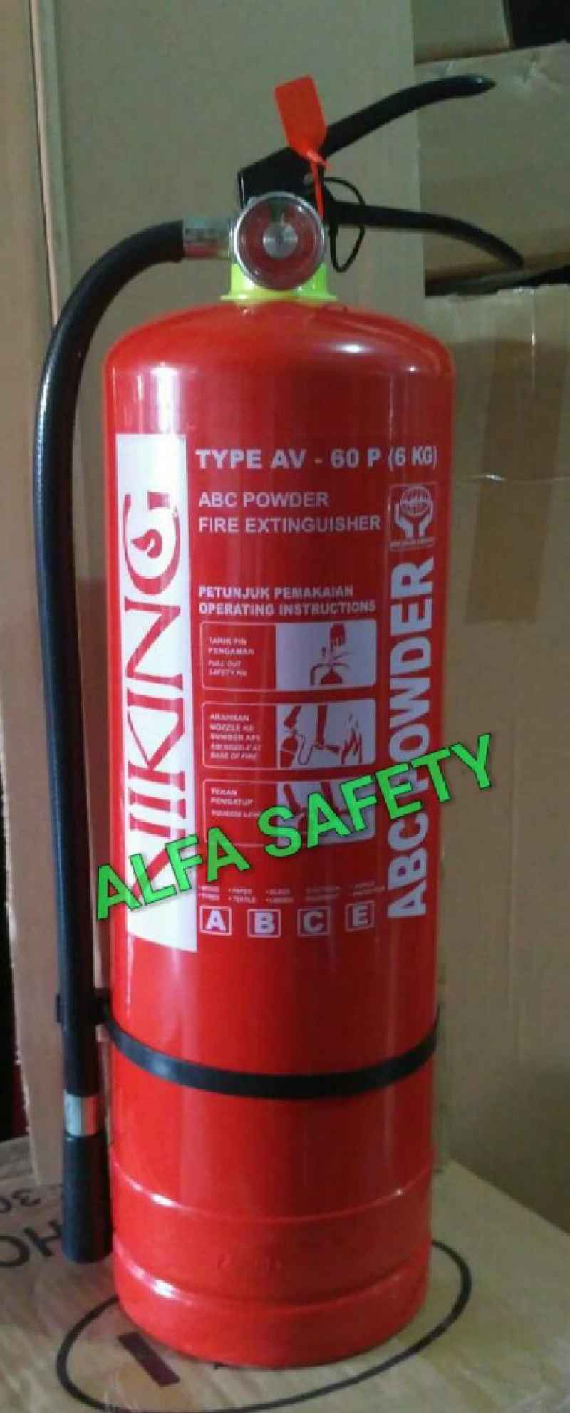 Jual APAR/FIRE EXTINGUISHER 6Kg ABC powder VIKING di Seller Alfa safety ...