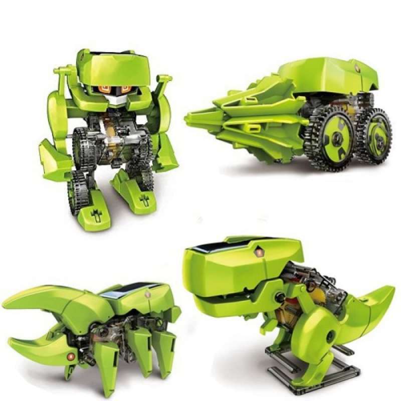 Jual Robot Solar T4 Rakitan Mainan Anak 4 Model Dinosaurus di Seller ...
