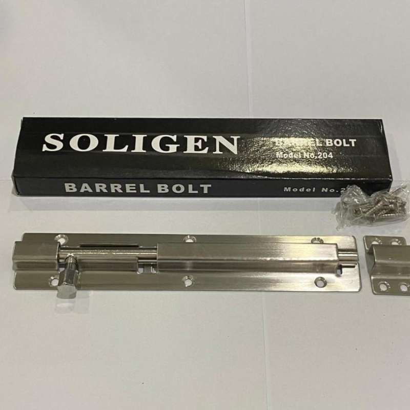 Jual grendel soligen 8 inchi barrel bolt stainless ss304 pacok pintu di ... Jual grendel soligen 8 inchi barrel bolt stainless ss304 pacok pintu di ...