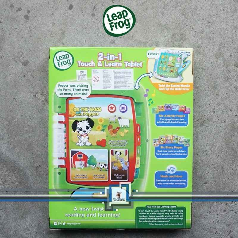 Jual Leap Frog 2in1 Touch And Learn Tablet Leapfrog Interactive Toys ...