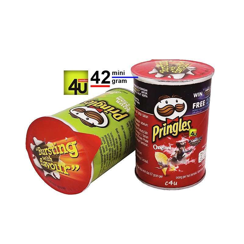 Jual Pringles Potato Chips Rasa SOUR CREAM n ONION [42 gr] Kemasan ...