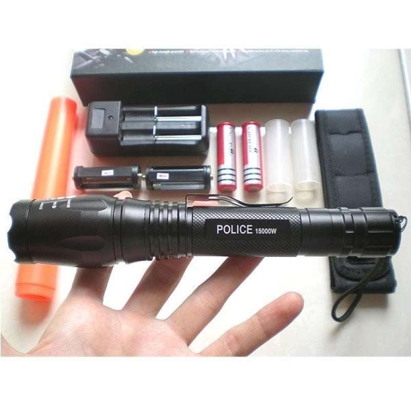 Jual Senter SWAT / Police T6 tipe 8802 di Seller Edenn Shop - Kab. Bekasi, Jawa Barat | Blibli
