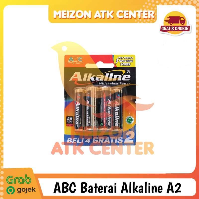 Jual ABC Alkaline AA Batere Battery Baterai Alkaline AA A2 [PACK 6 PCS ...