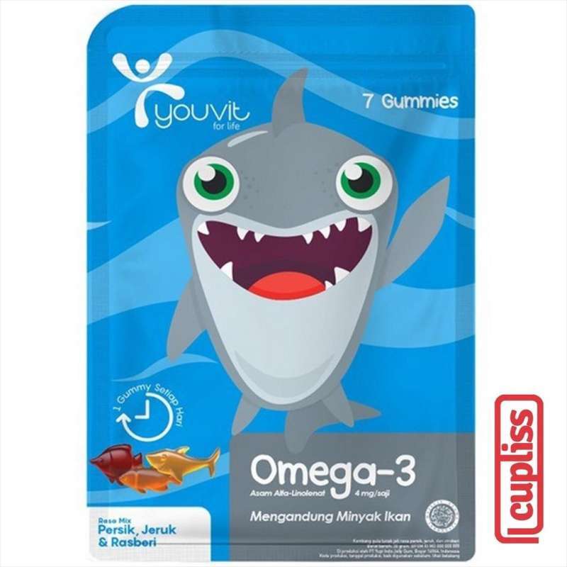 Jual Youvit Multivitamin Gummy Omega Anak 7 Days Vitamin Di Seller ...