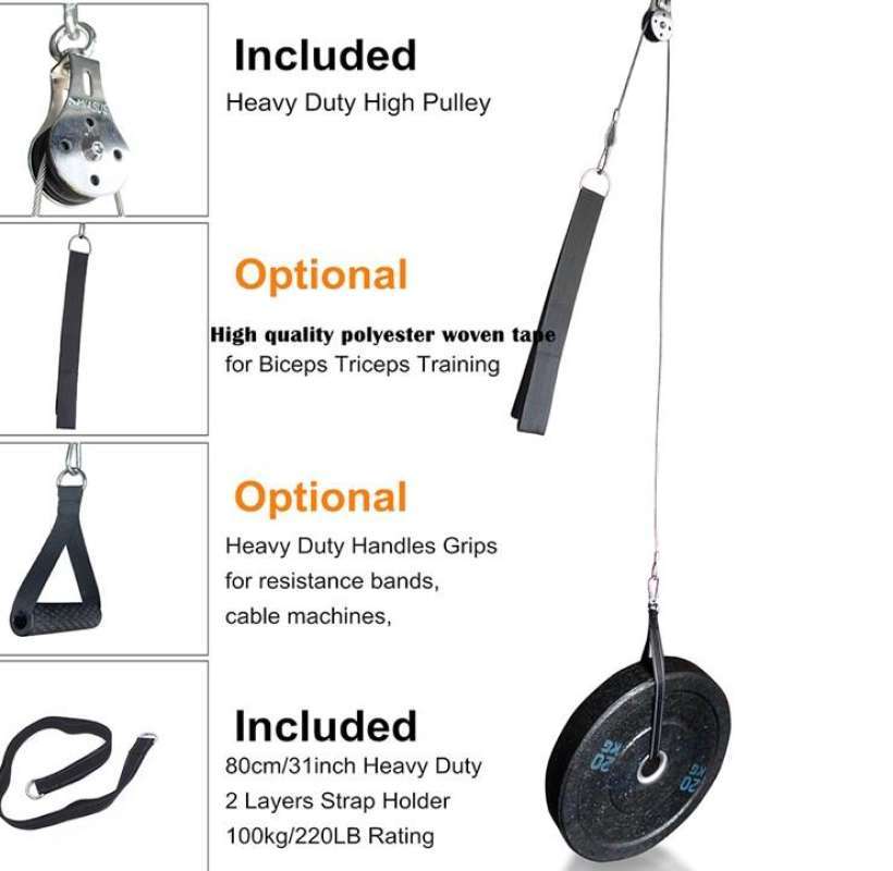 Jual Katrol Fitness Gym Pulley Cable Set Di Seller 88pro - Terban, Kota ...