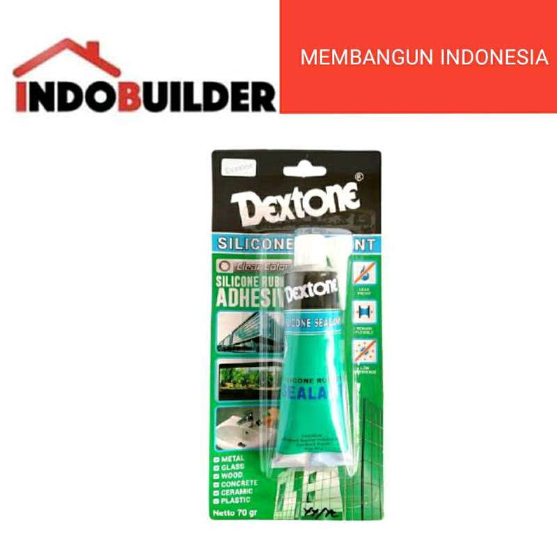 Jual Dextone Silicone Sealant Clear Tube 70 Gram / Lem Kaca Di Seller ...