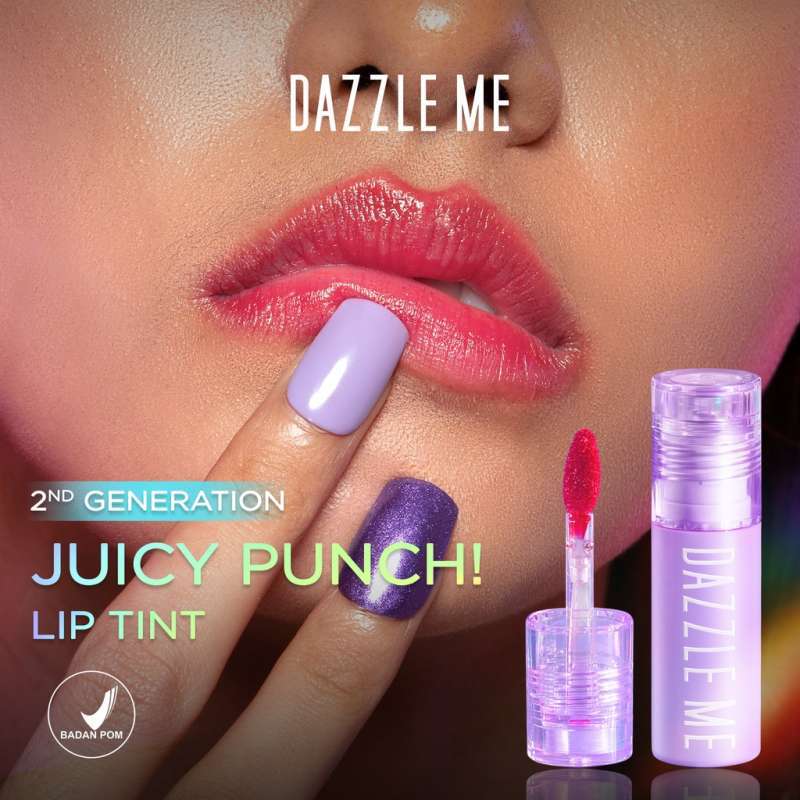 Promo DAZZLE ME Juicy Punch! Lip Tint | Matte 7 Colors Super Stay ...
