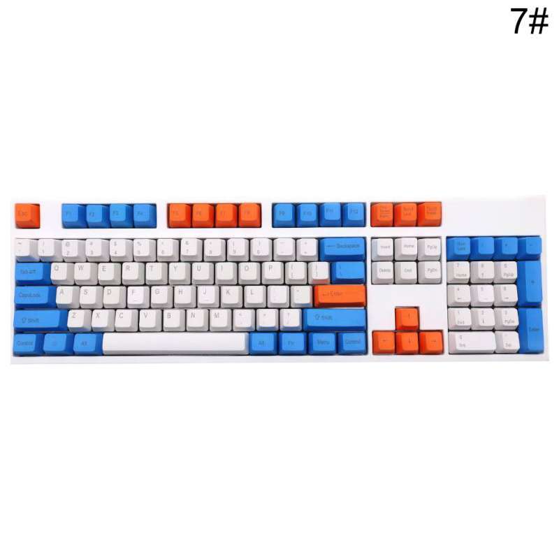 Promo 108Pcs-Set PBT Color Matching Key Cap Keycaps for Cherry MX ...