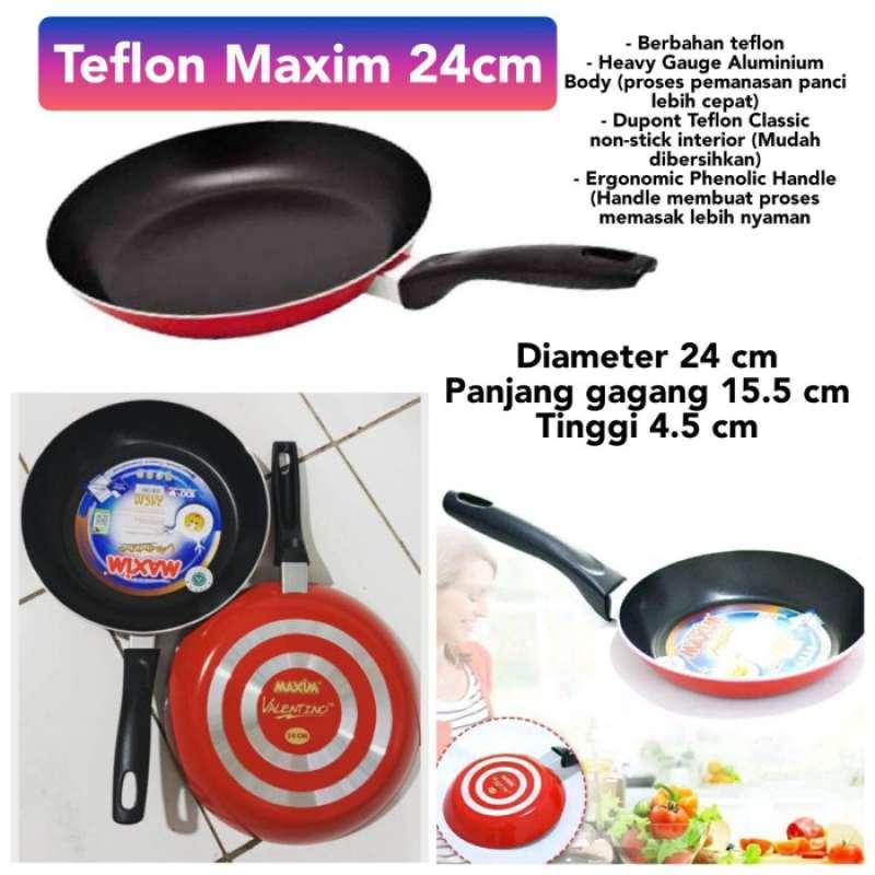 Jual Teflon Maxim 24 Cm Terbaru 2020 - Harga Murah | Blibli.com