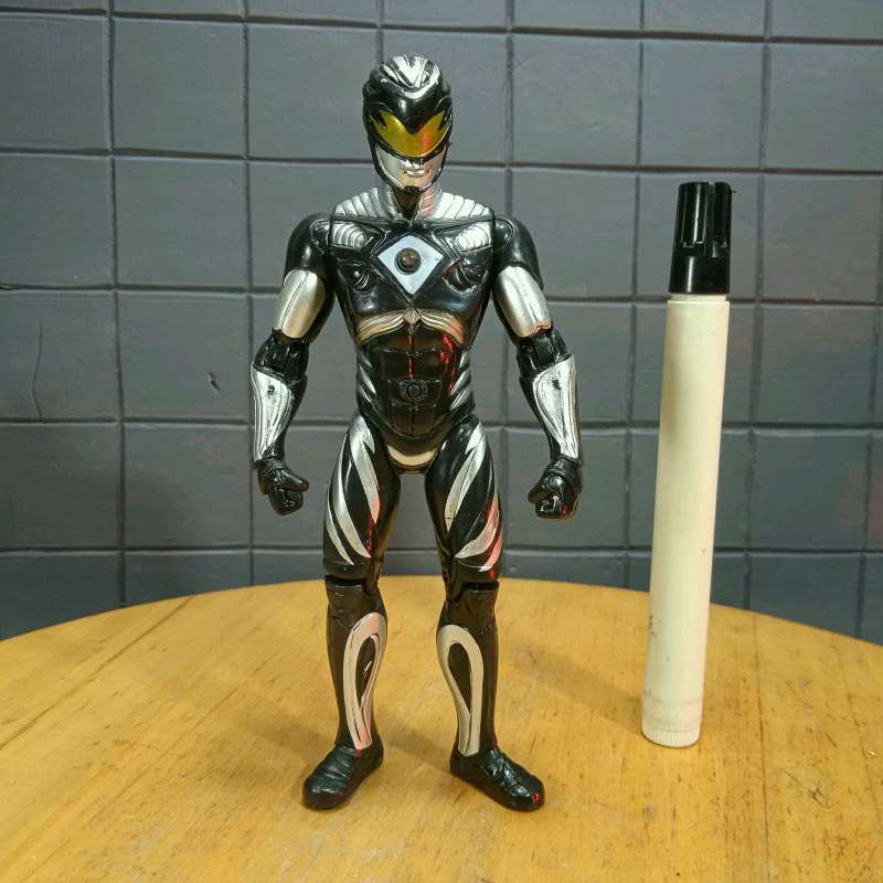 Jual Mainan Action Figure Black Ranger Mmpr Mighty Morphin Power Ranger ...